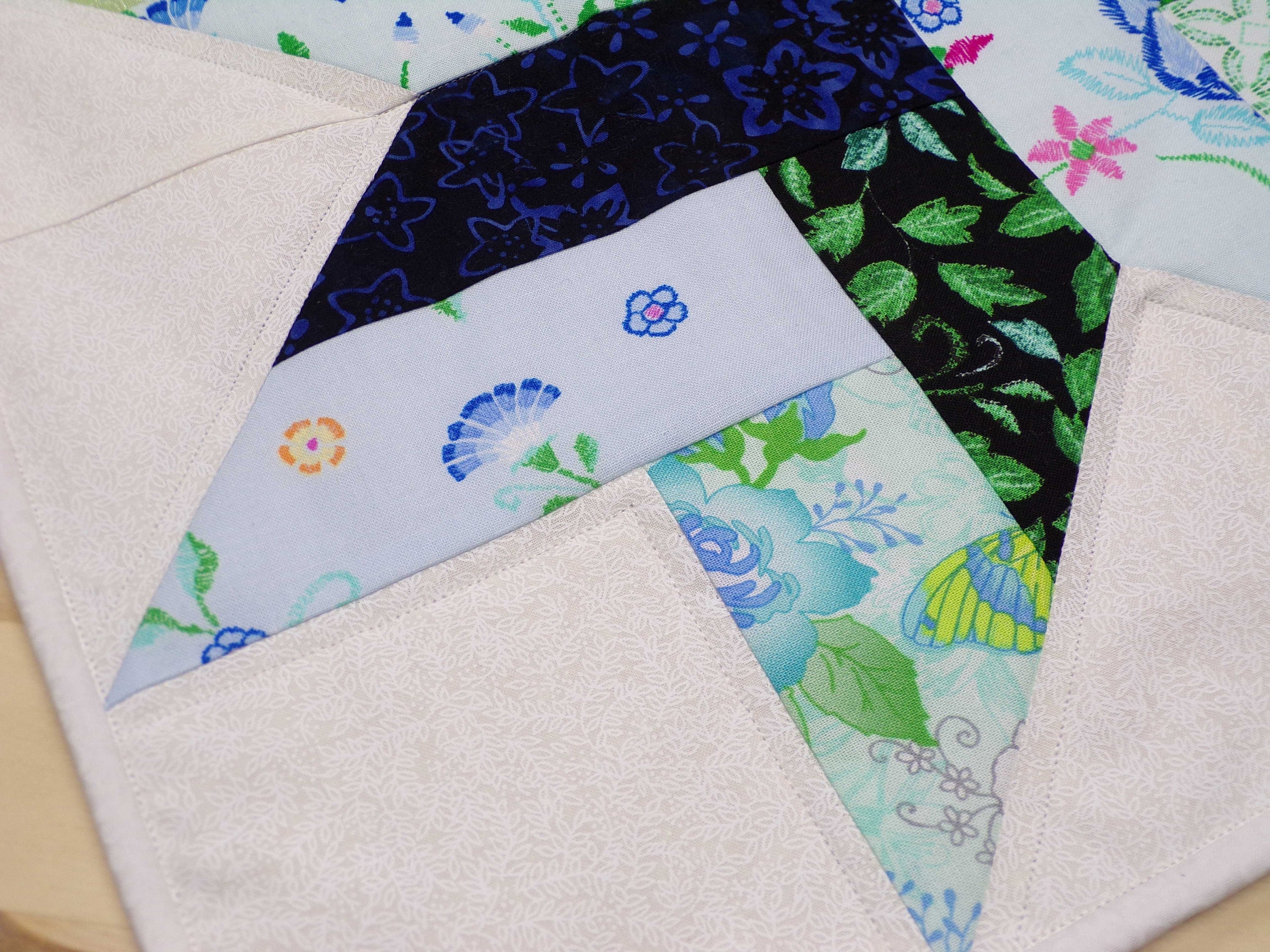 Quilted Centerpiece Quilted Table Topper Table Quilt Scrappy Table ...