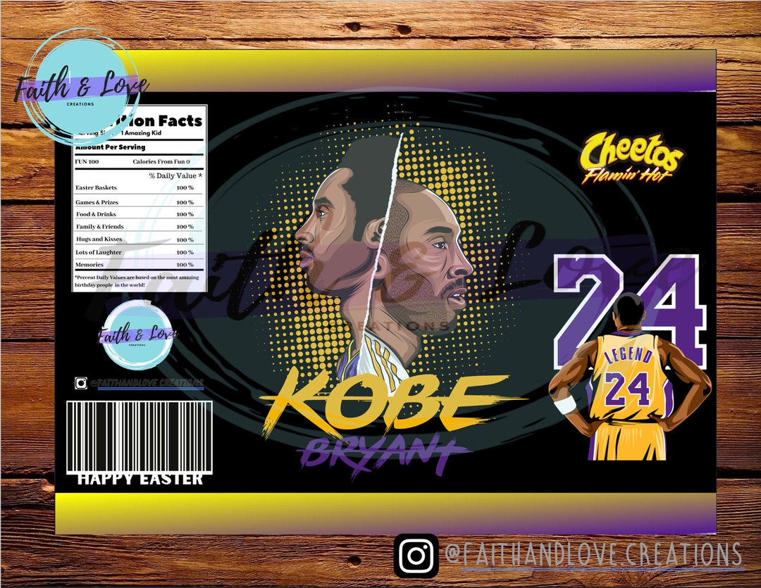 Kobe Bryant Chip Bag - Etsy