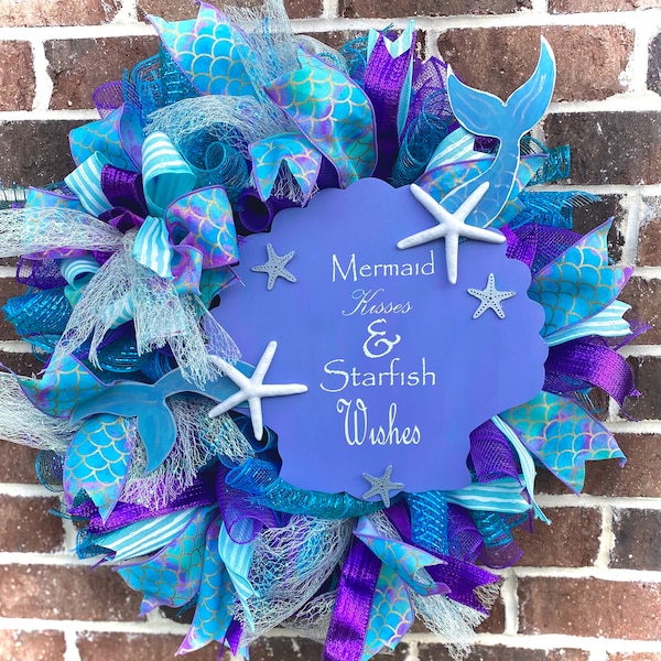Mermaid Wreath - Etsy