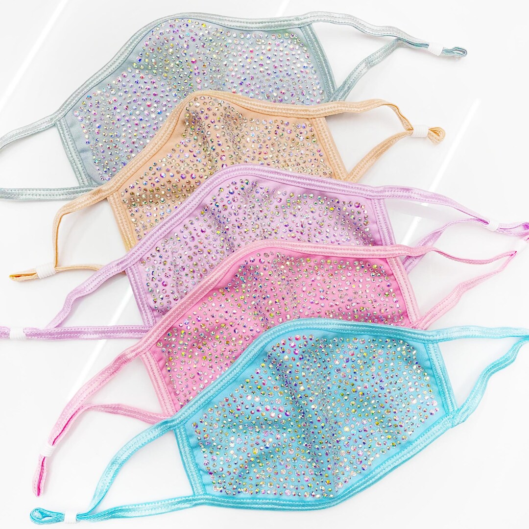 RHINESTONE Face Mask | BLING Face Mask | Extra Sparkly | Free Filter ...