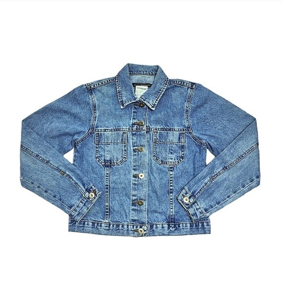 Vintage 1990s Denim Jacket by Club Monaco | Light Blu… - Gem