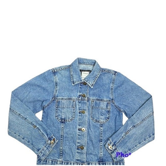 Vintage 1990s Denim Jacket by Club Monaco | Light Blu… - Gem