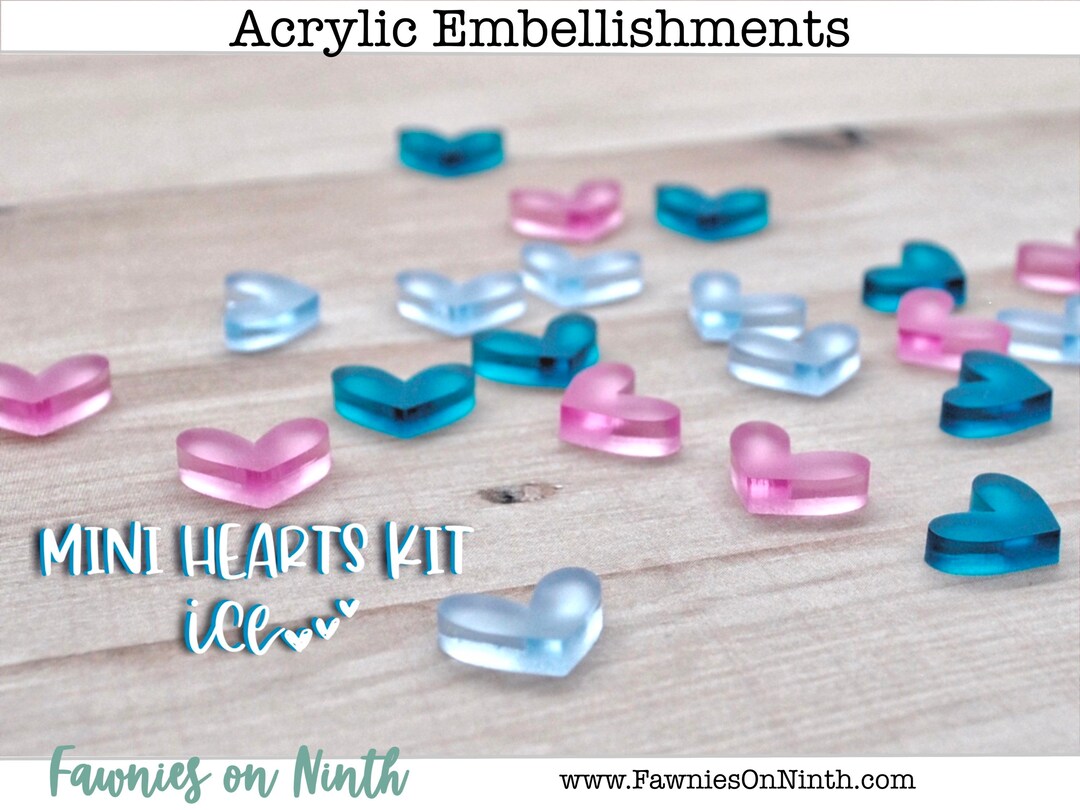 Mini Hearts Kit ice - Etsy