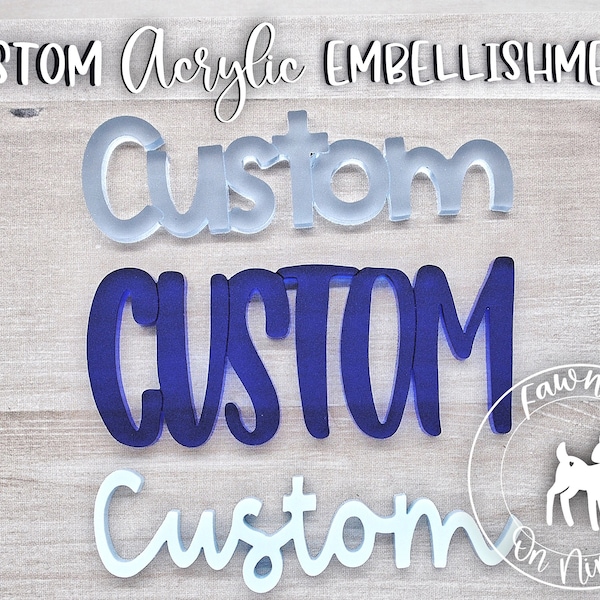 Acrylic Words - Etsy