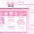 Pink Pastel Goth Carrd Template for Vtubers & Streamers | Customizable ...
