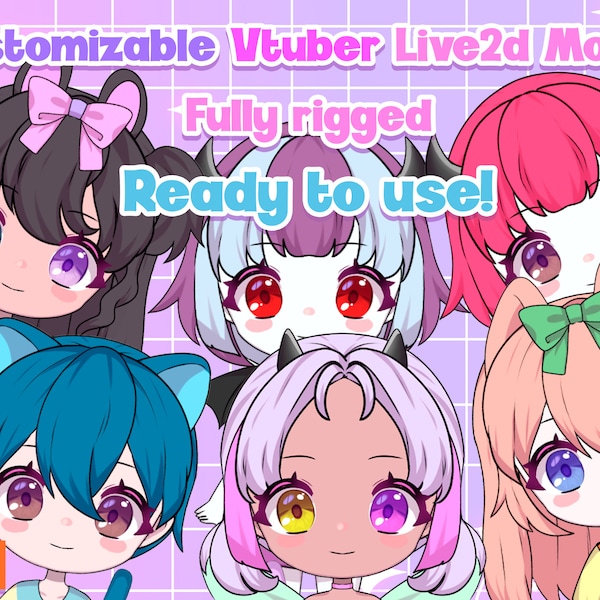 Bunny Vtuber Model - Etsy