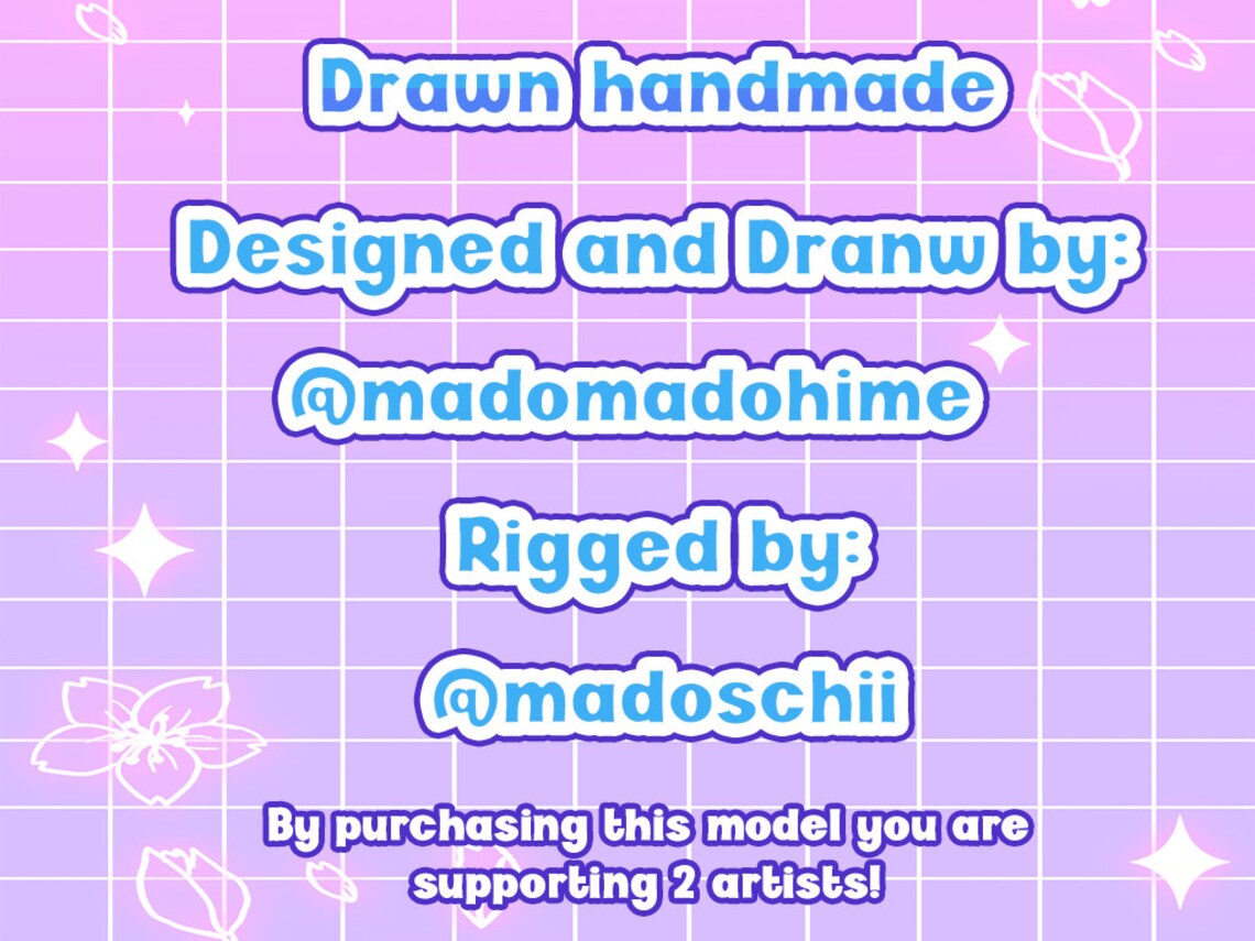 Vtuber Live2d Model - Demon Girl for Vtube Studio / Full Body Vtuber ...