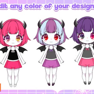 Customizable Vtuber Model /fully Rigged Vtuber/ Ready to Use Vtuber ...