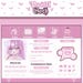 Pink Pastel Goth Carrd Template for Vtubers & Streamers | Customizable ...