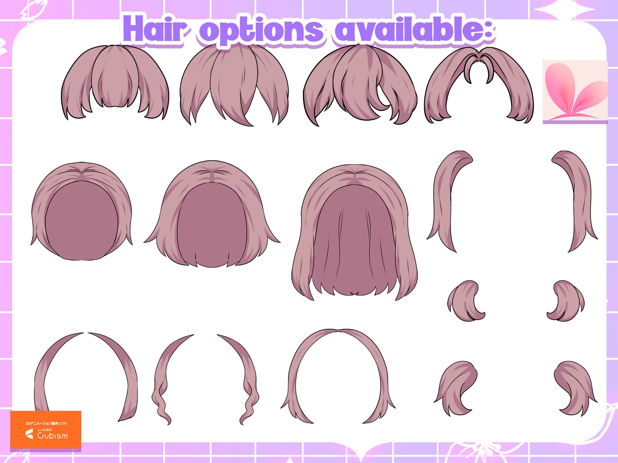 Customizable Vtuber Model /fully Rigged Vtuber/ Ready to Use Vtuber ...