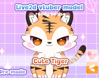Nekomimi Cat Vtuber Model /fully Rigged Vtuber/ Ready to Use Vtuber ...