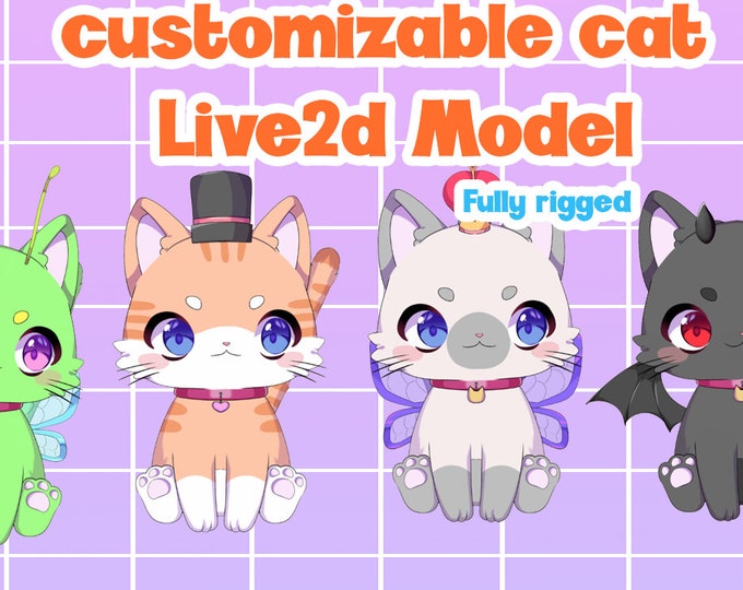 Animated Vtuber Asset Keyboard for Vtube Studio /streamer / Vtuber ...