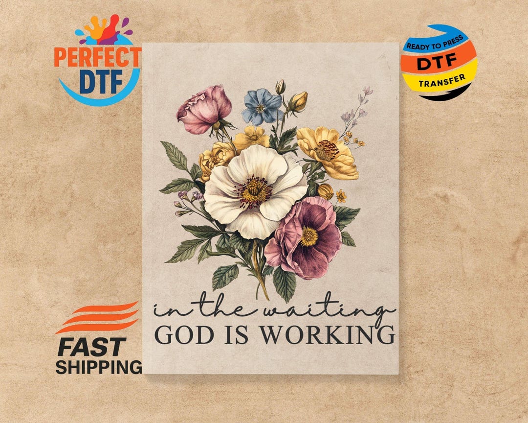 Floral Christian DTF Transfer: Bible Verse Shirt Iron On - Etsy