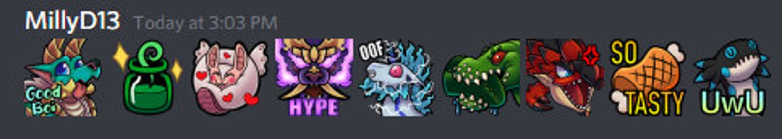 Monster Hunter Emote Pack Set 1 Digital Download - Etsy Canada