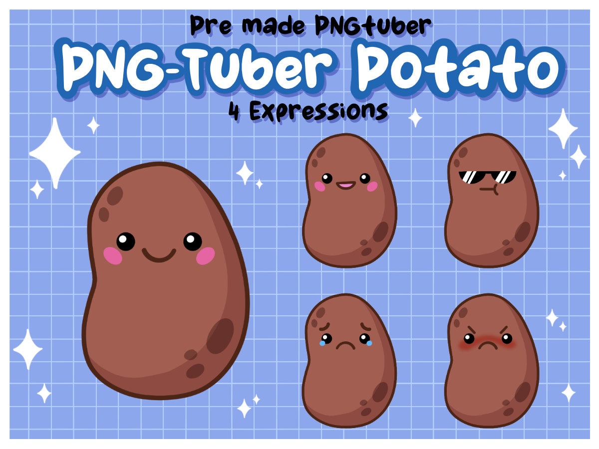 P2U Pngtuber Potato - Etsy