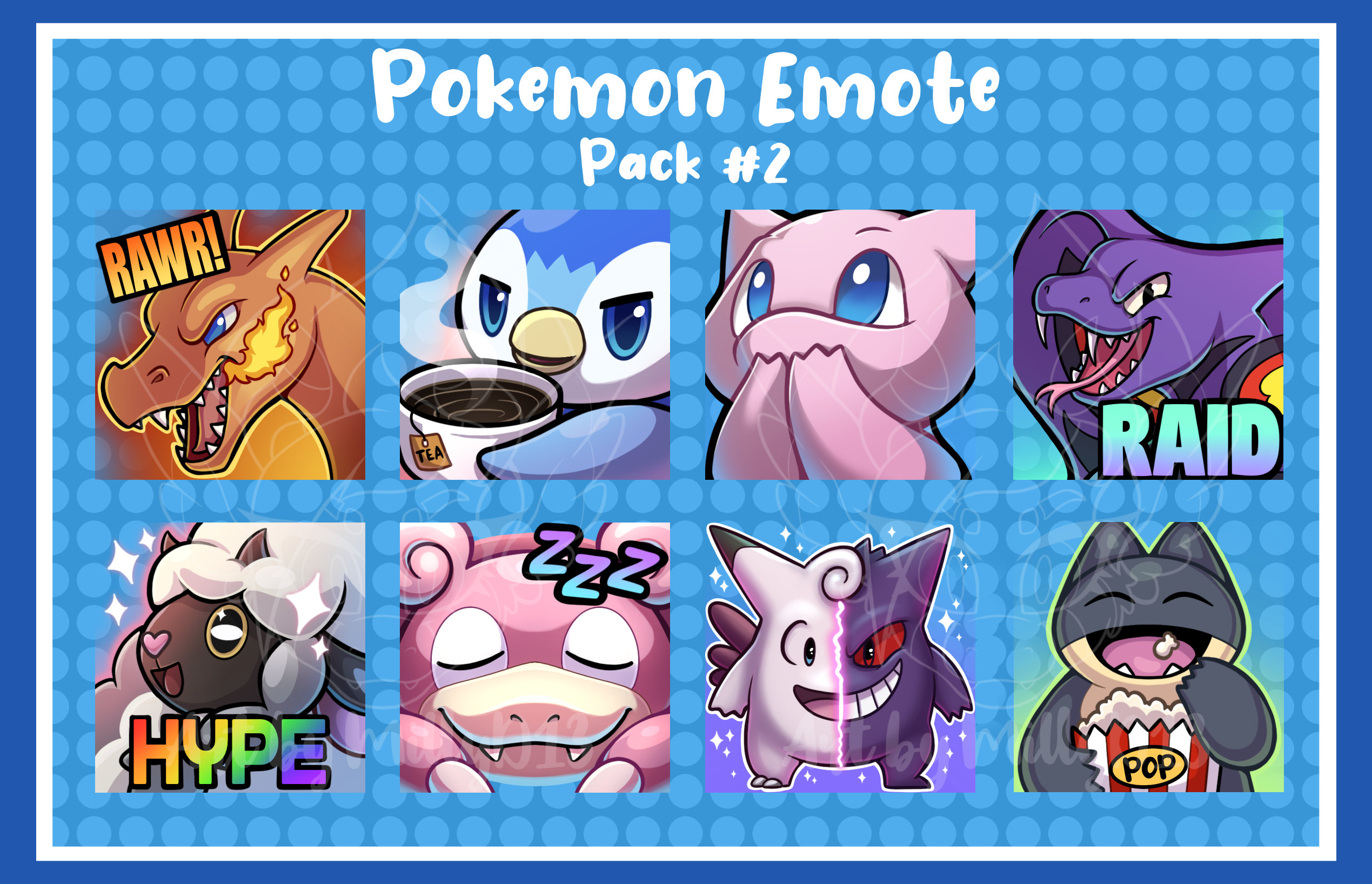 Pokemon Emote Pack 2 Digital Download - Etsy Canada