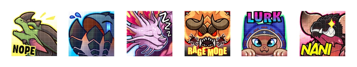 Monster Hunter Emote Pack Set 2 Digital Download | Etsy