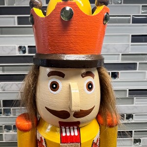 Hand Painted Fall Themed Nutcracker With Pumpkins - Etsy