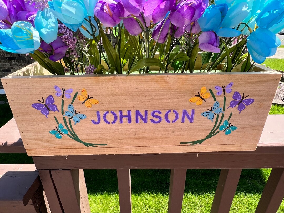 Handmade Cedar Cemetery Planter Box - Etsy