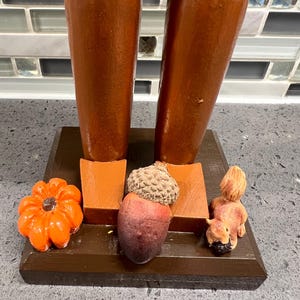 Hand Painted Fall Themed Nutcracker With Pumpkins - Etsy