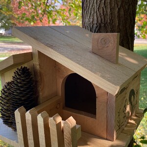 Squirrel House With Predator Guard - Etsy