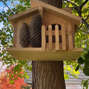 Squirrel House With Predator Guard - Etsy