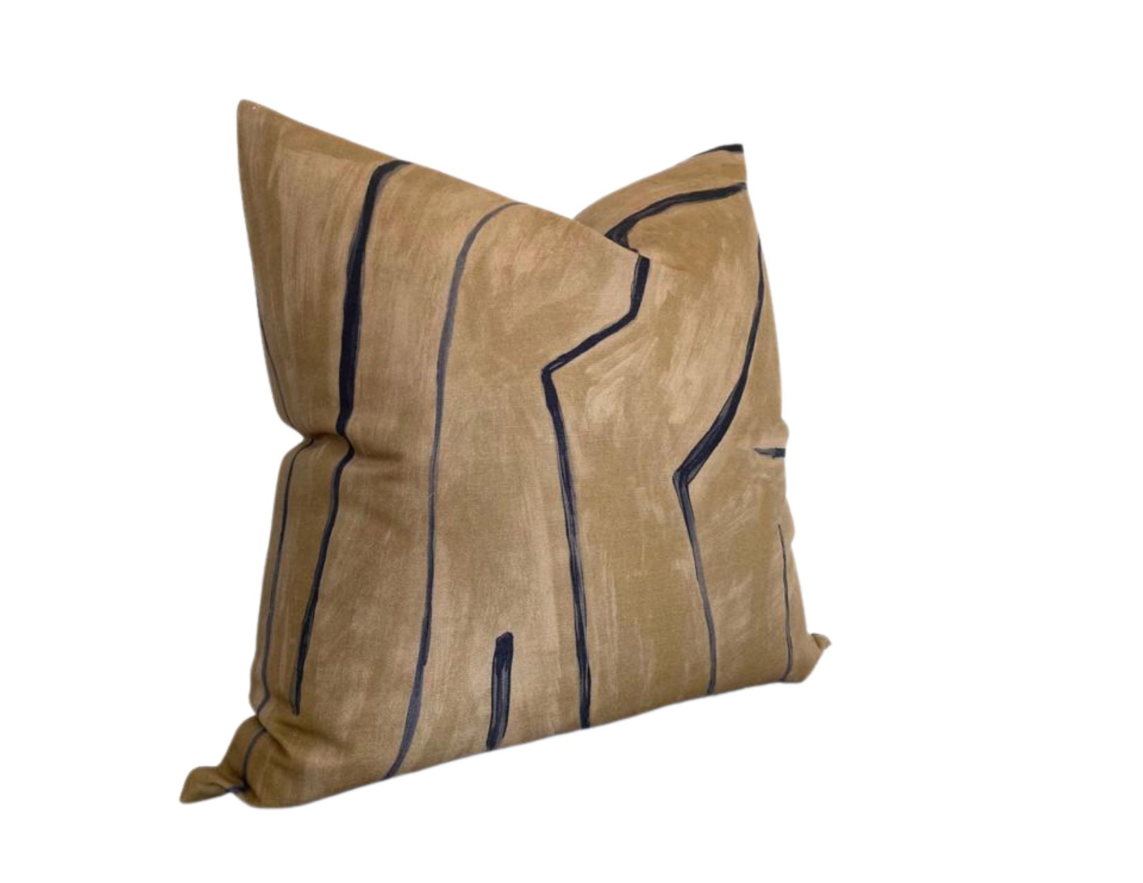 Graffito Pillow Cover in Java, Designer Decorative Pillows, Kelly ...