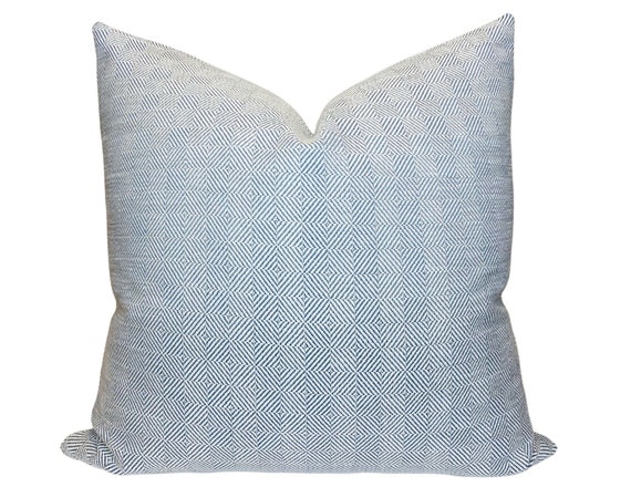 Chelsea Pillow Cover in Blue Haven Designer Pillow Covers - Etsy