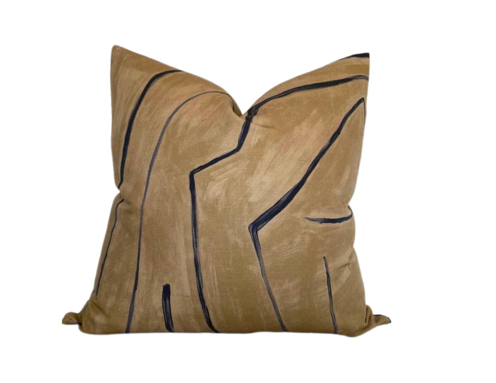 Graffito Pillow Cover in Java Designer Pillow Covers | Etsy