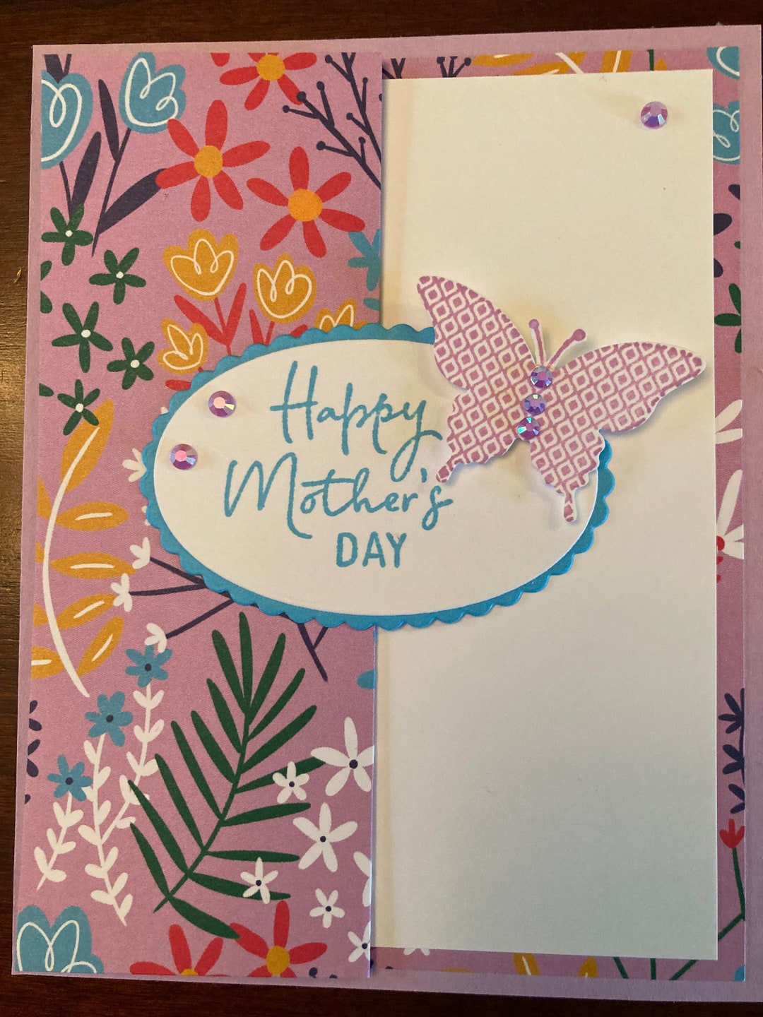 Happy Mother’s Day Card, Butterfly, Special Fold, Handmade Card - Etsy