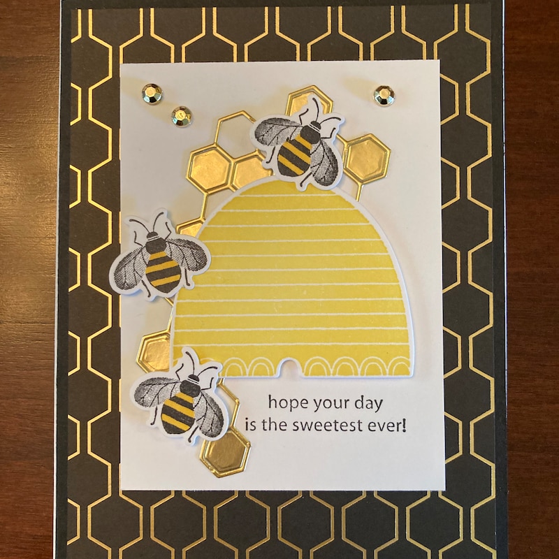 Bee Hive Greeting Card - Etsy