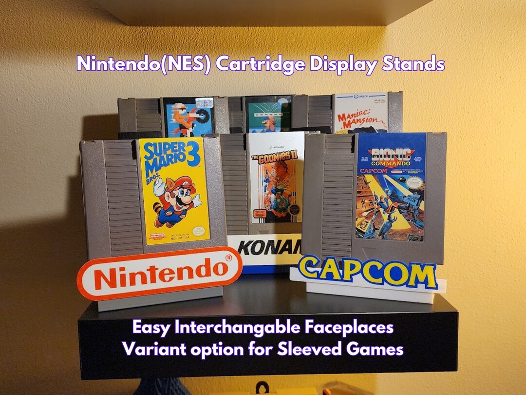 Nintendo(nes) Cartridge Display Stand - Etsy