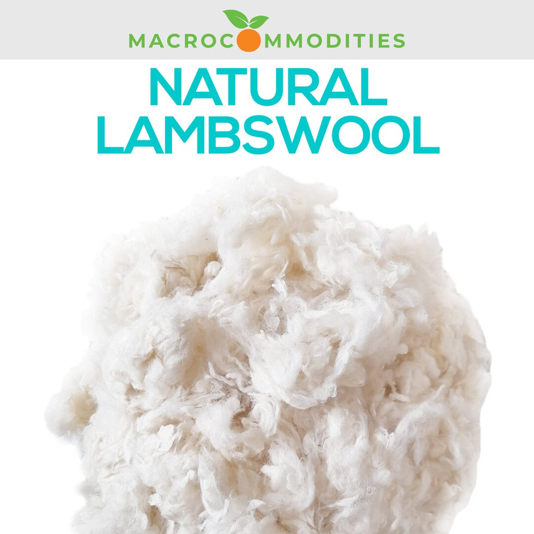 Natural Lambswool Stuffing/ for Crafts and Filling Soft Toys/cushion ...