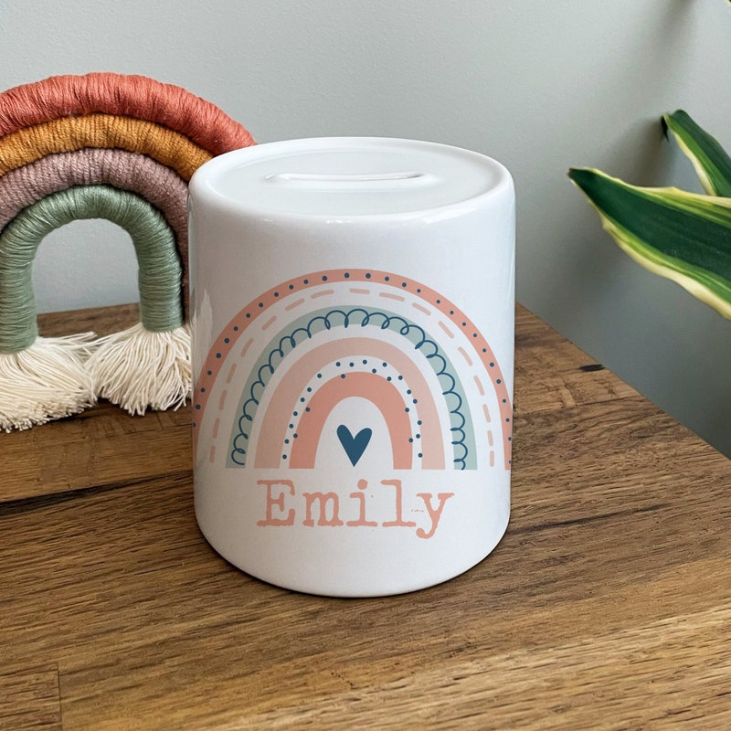 Girls Bow Money Box - Etsy UK