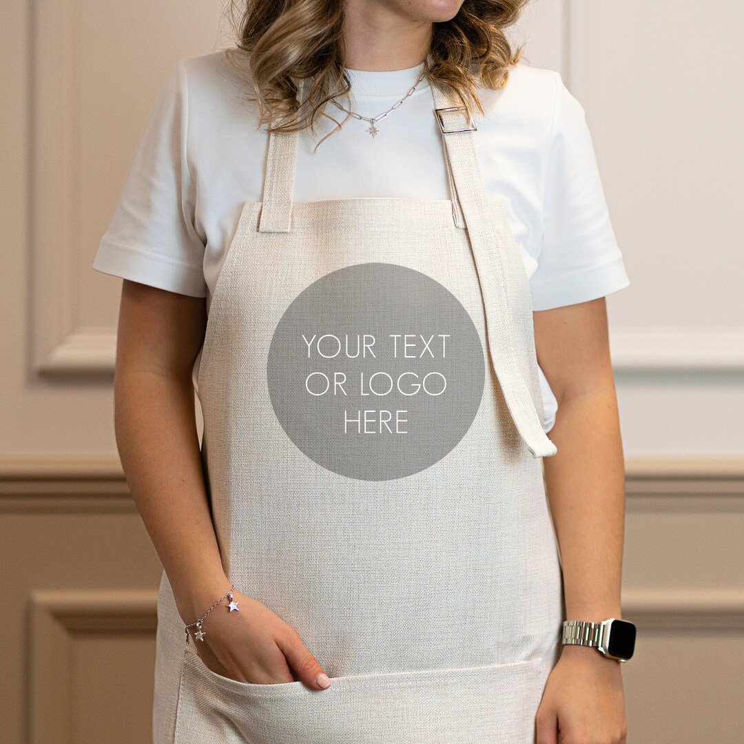 Personalised Apron - Logo Apron - My Logo Apron - Custom Text Apron - Custom Apron - Kids Aprons ...