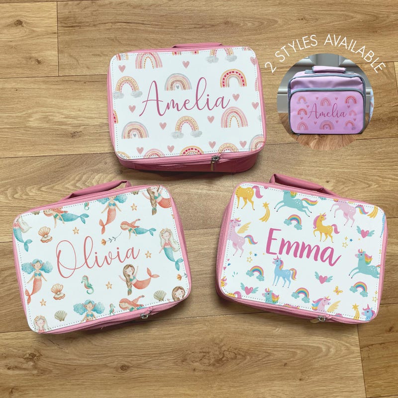 Girls Lunch Box - Etsy