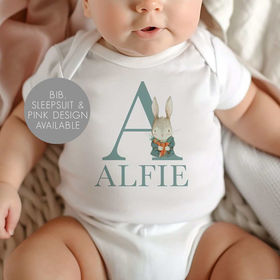 Personalised Easter Baby Vest - Personalised First Easter Baby Grow ...