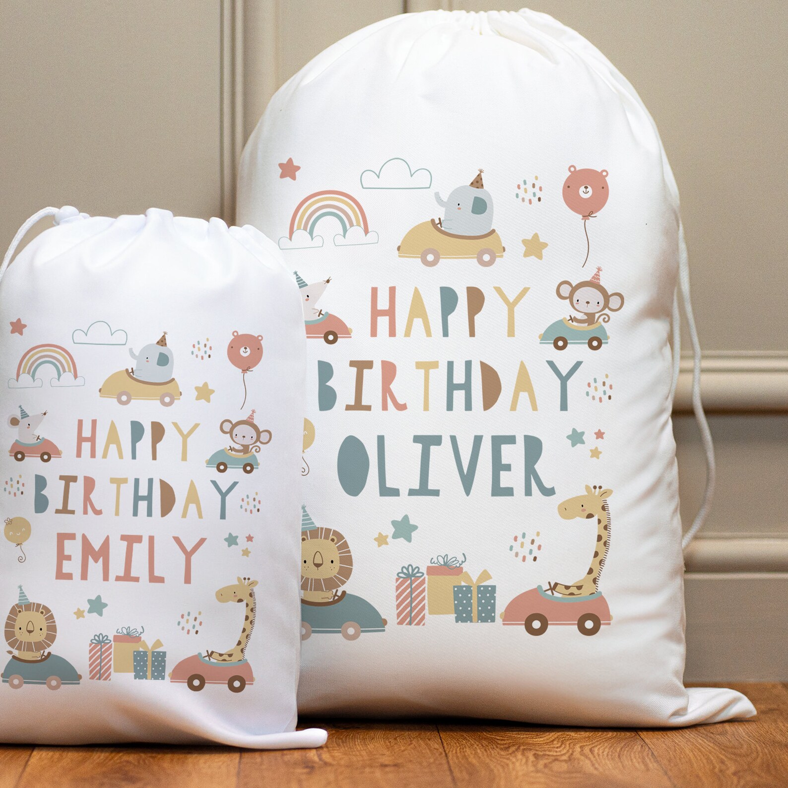 Personalised Birthday Sack - Kids Birthday Bag - Birthday Gift Bag ...
