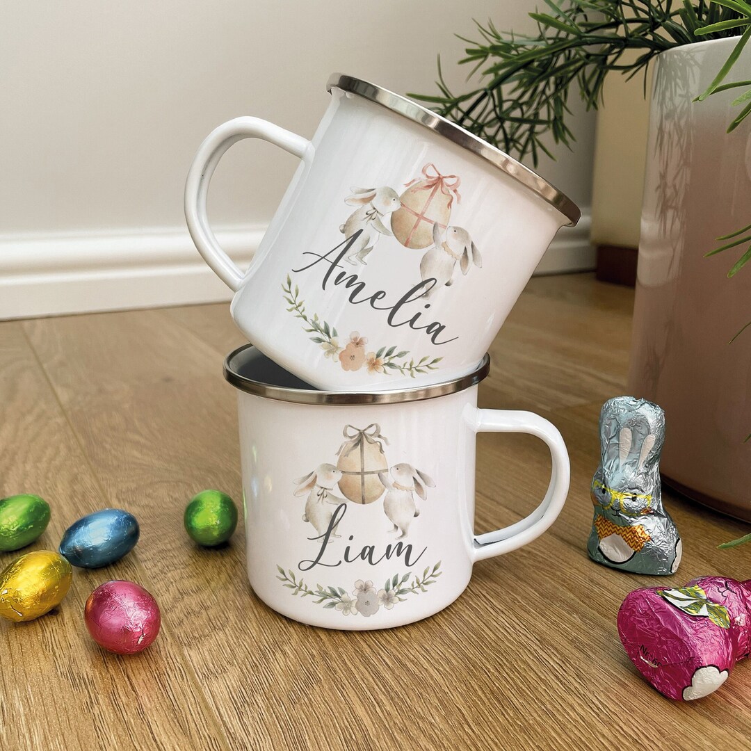 Personalised Easter Mugs - Easter Bunny Mug - Easter Gifts for Kids ...