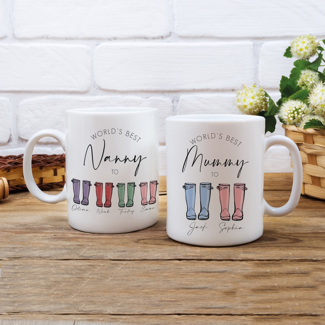 Personalised Mother's Day Mug - Nanny Gift - Best Nan Mug - Mummy Mug ...