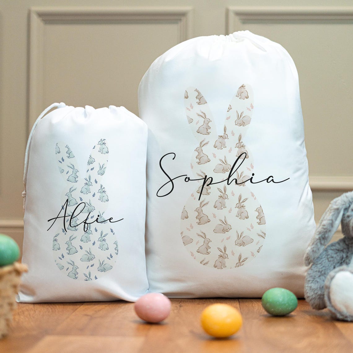 Personalised Easter Bag - Easter Basket - Easter Gifts - Easter Sack ...