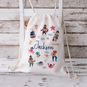 Personalised Drawstring Bag Kids School Bag Personalised Gym Bag ...