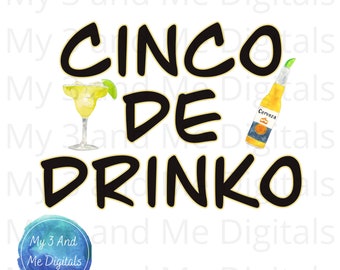 Cinco De Mayo Svg Sinco De Mayo Shirt Svg Cinco De Drinko - Etsy