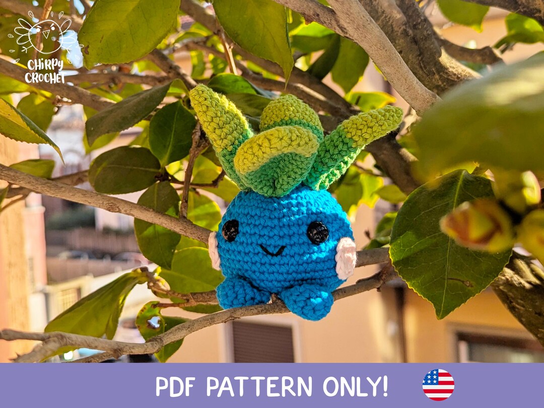 Oddish - CROCHET PATTERN - Amigurumi Beginner Friendly Pattern Pokemon ...