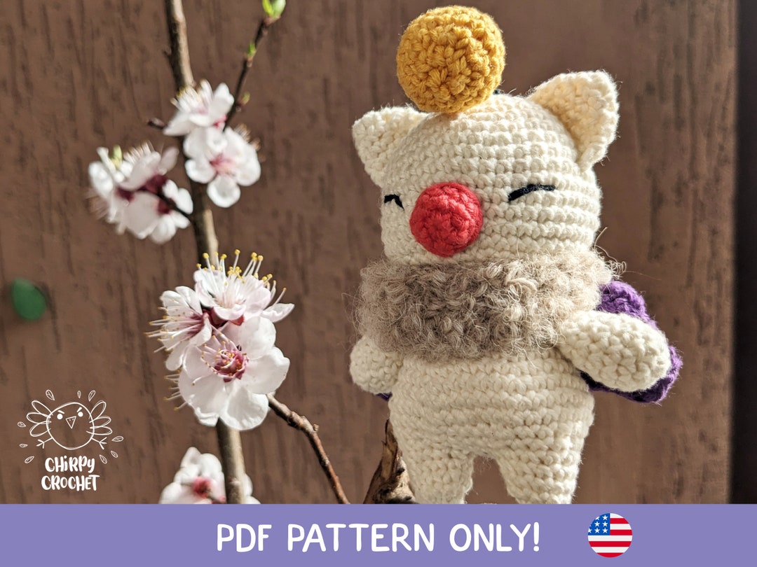 CROCHET PATTERN - Mogo the Moogle- Amigurumi Beginner Friendly Pattern ...
