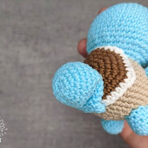 CROCHET PATTERN - Squirtle - Amigurumi Beginner Friendly Pattern ...