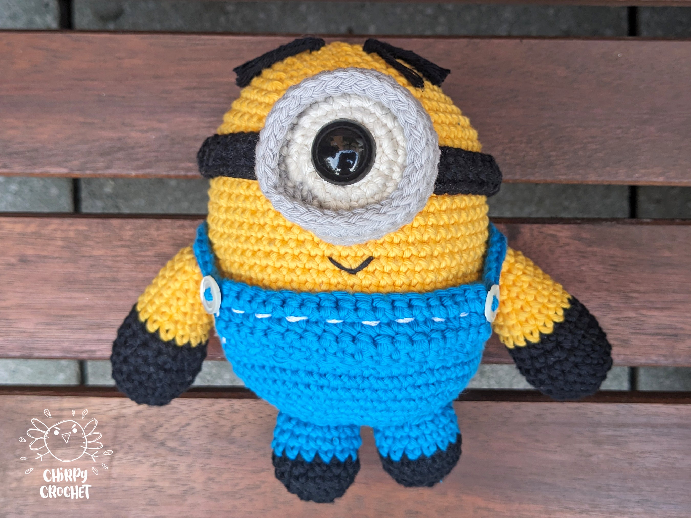 CROCHET PATTERN - Stuart the Minion- Amigurumi Beginner Friendly ...
