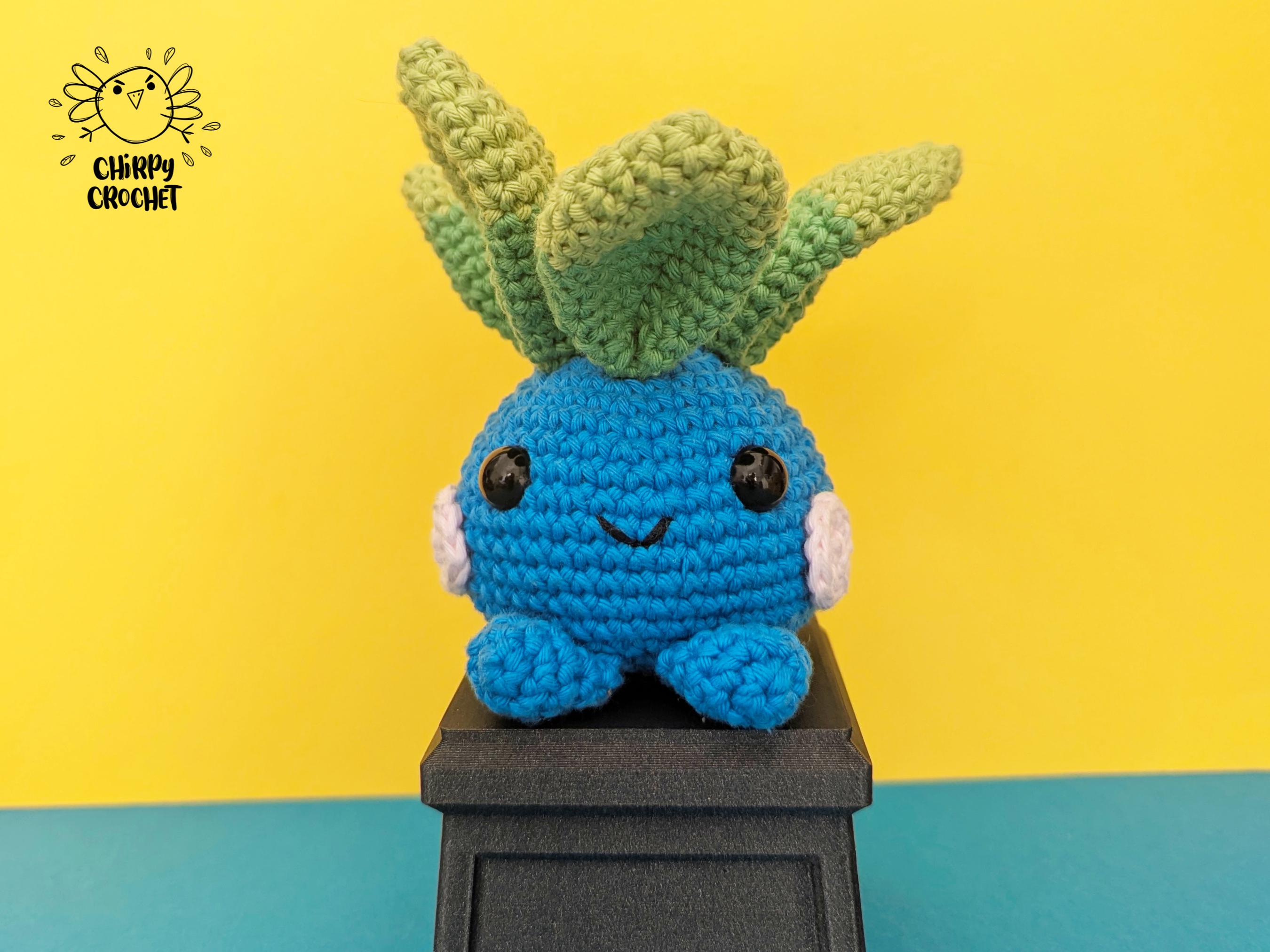 Oddish - CROCHET PATTERN - Amigurumi Beginner Friendly Pattern Pokemon ...