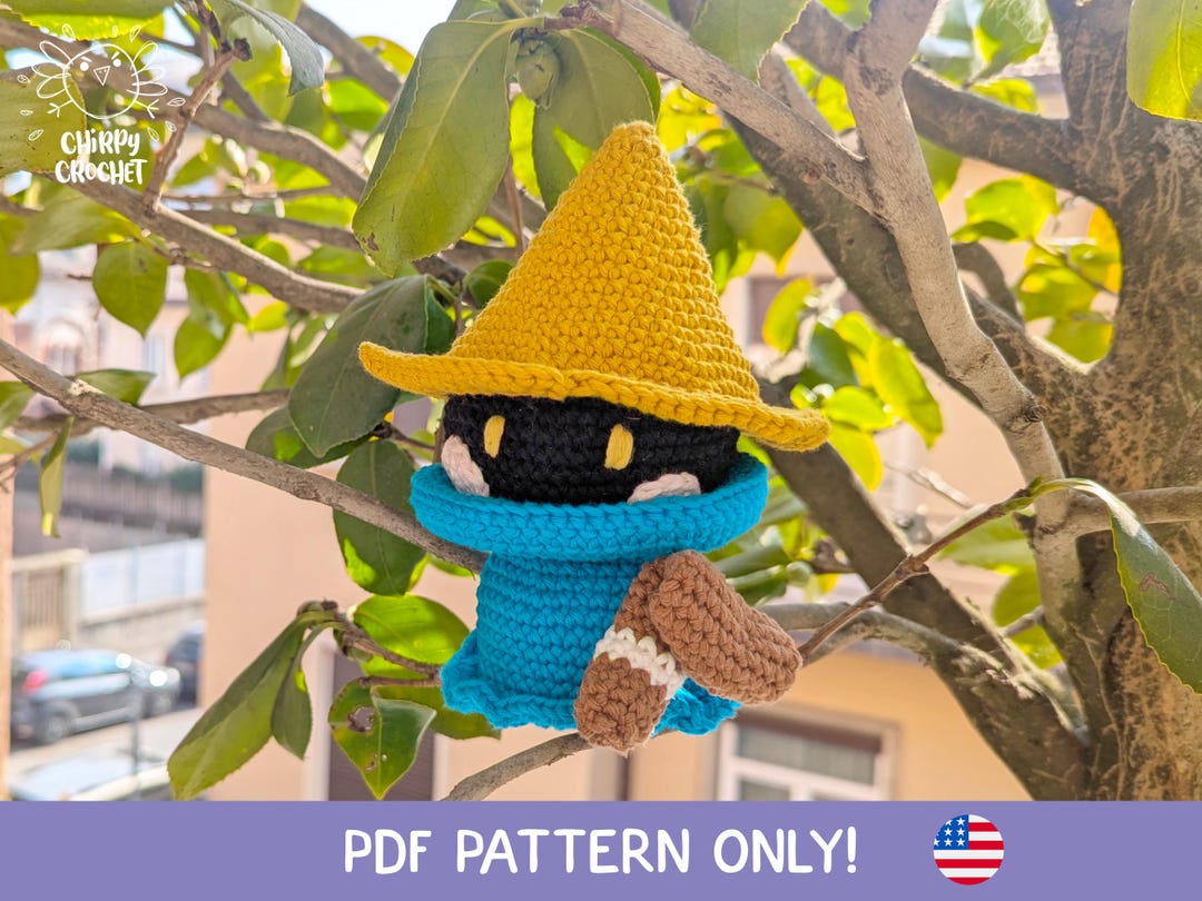 Black Mage- CROCHET PATTERN - Amigurumi, Beginner Friendly Pattern ...