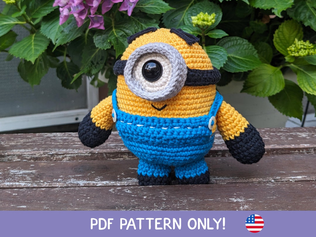 CROCHET PATTERN - Stuart the Minion- Amigurumi Beginner Friendly ...